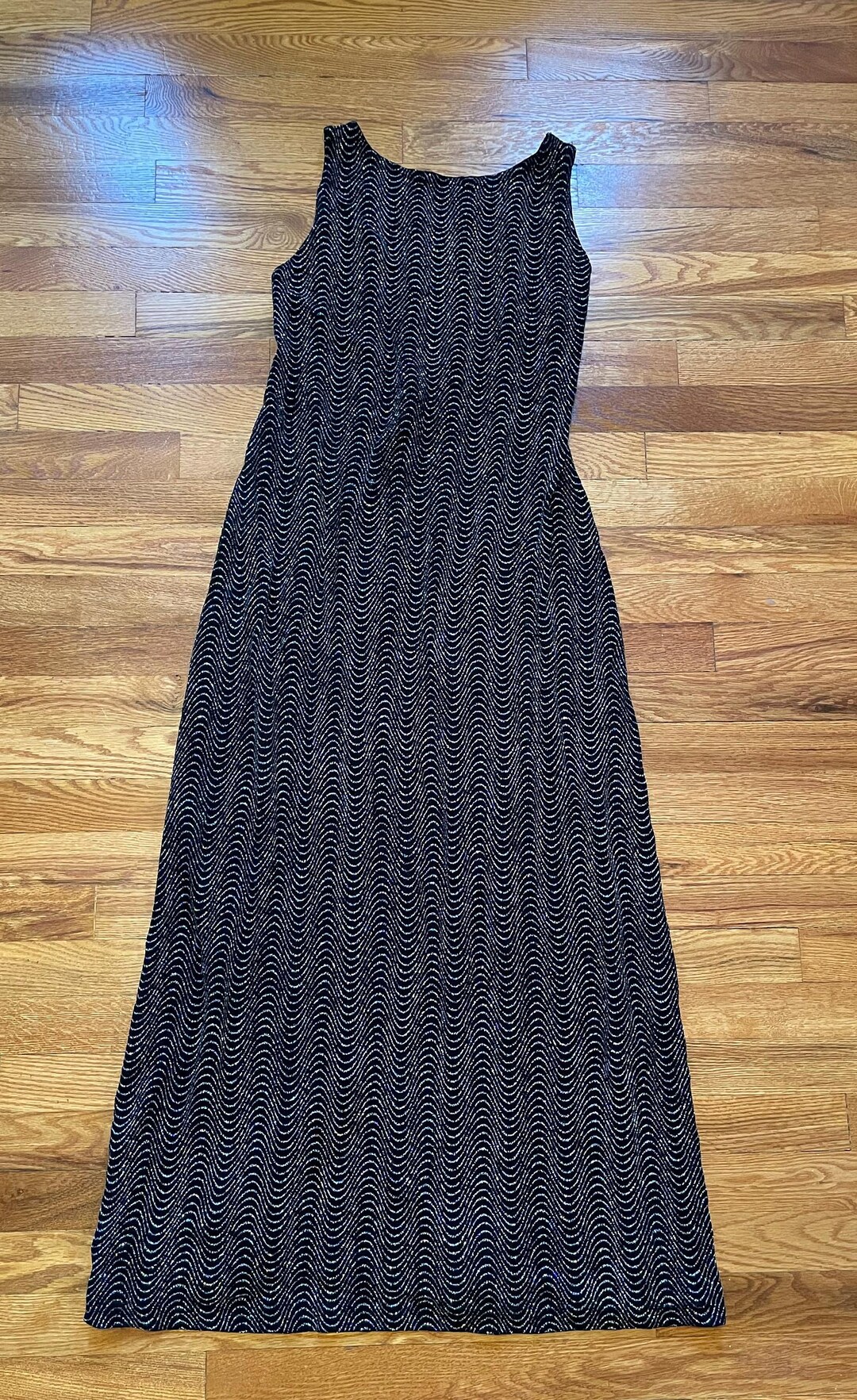 Vintage Swirly Black Prom Dress, 80s/90s Goth Style, Size 12 - Etsy