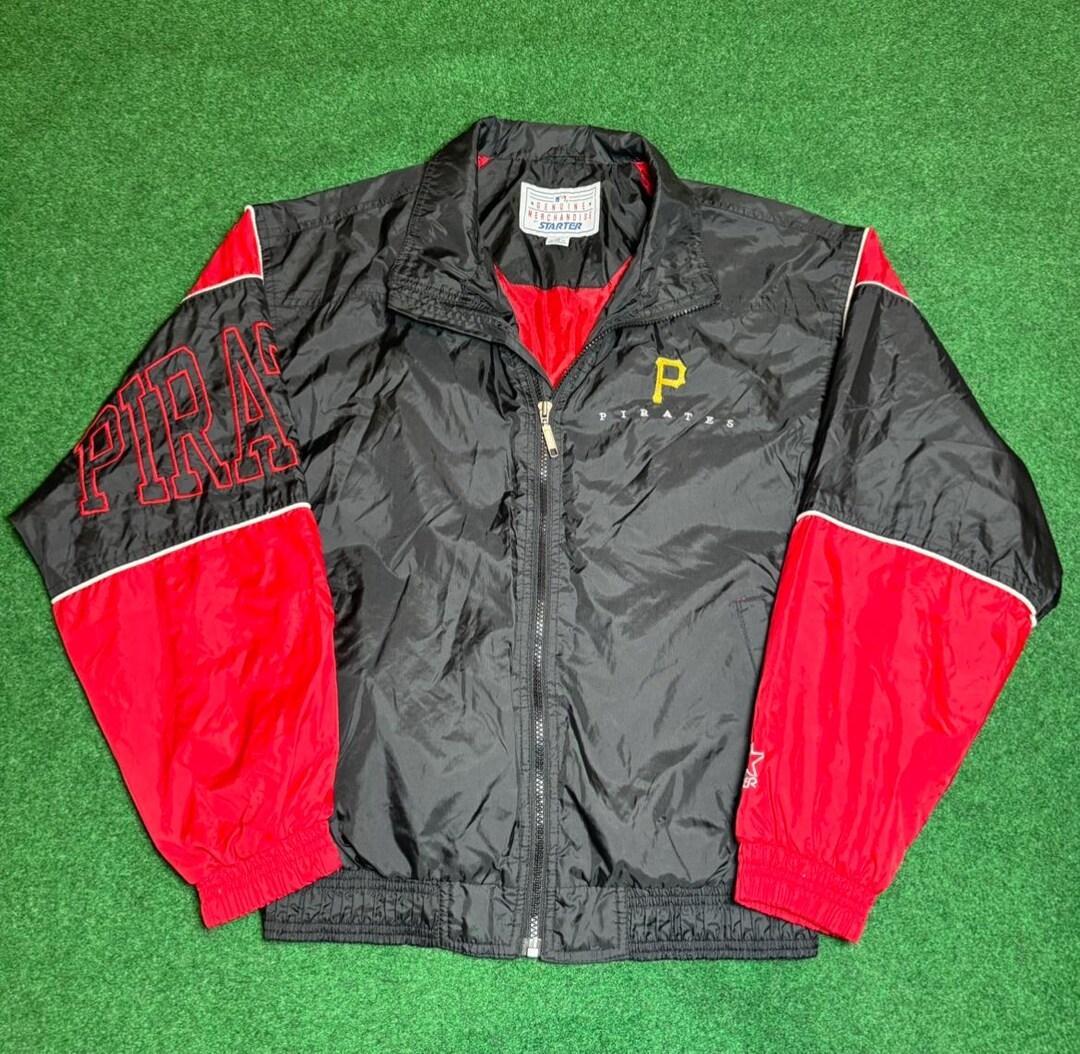 90s Pittsburgh Pirates Zip up Starter Windbreaker Jacket Coat Rare Mlb ...