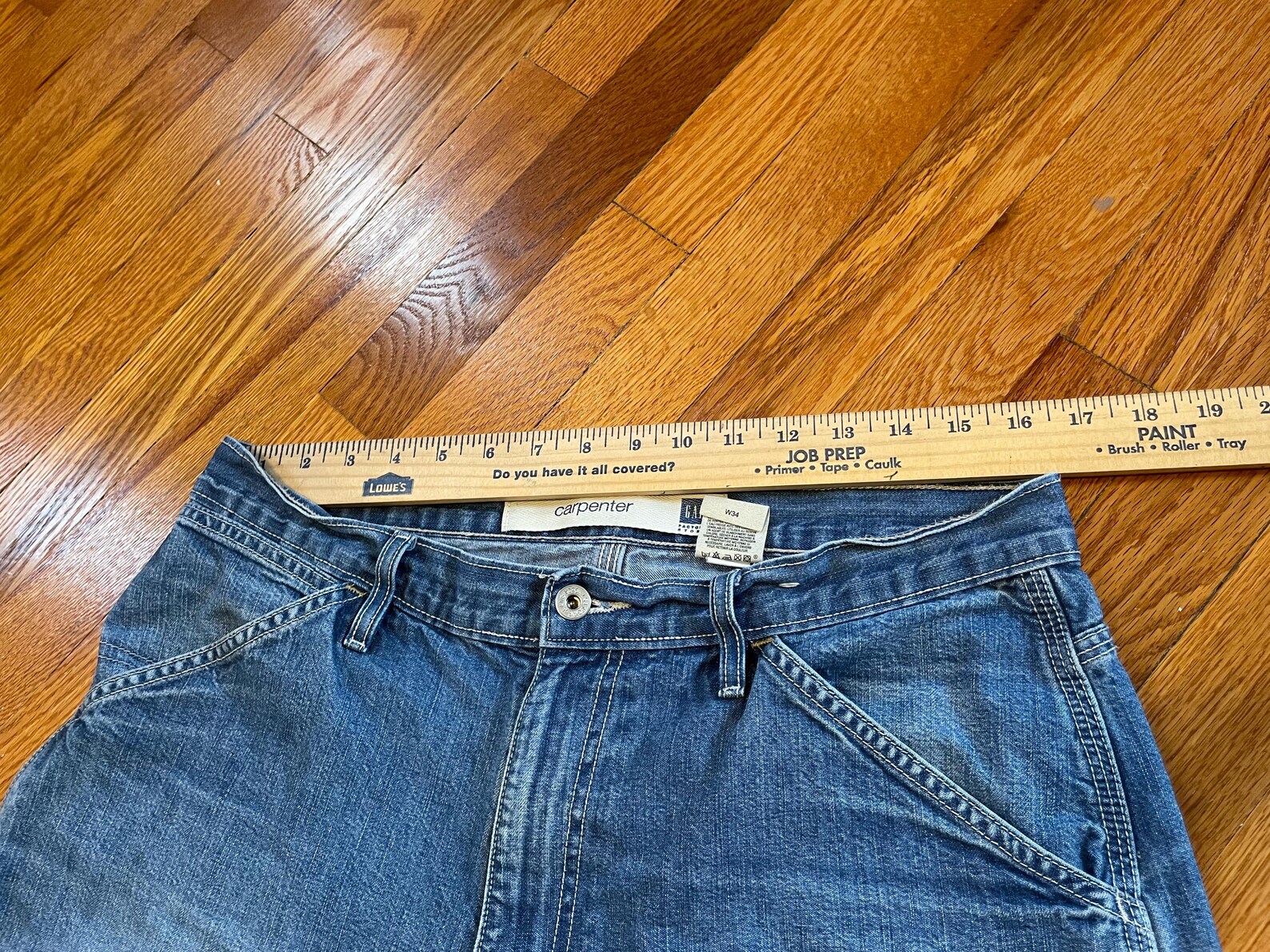 Y2K Gap Carpenter Jorts Baggy Jean Shorts Denim Size 34 Hypebeast Urban ...