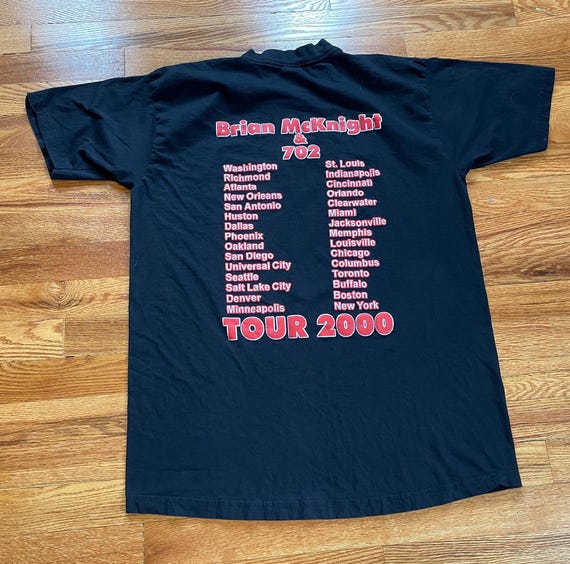 Vintage Brian McKnight T-shirt, 90s Old School Tour T… - Gem