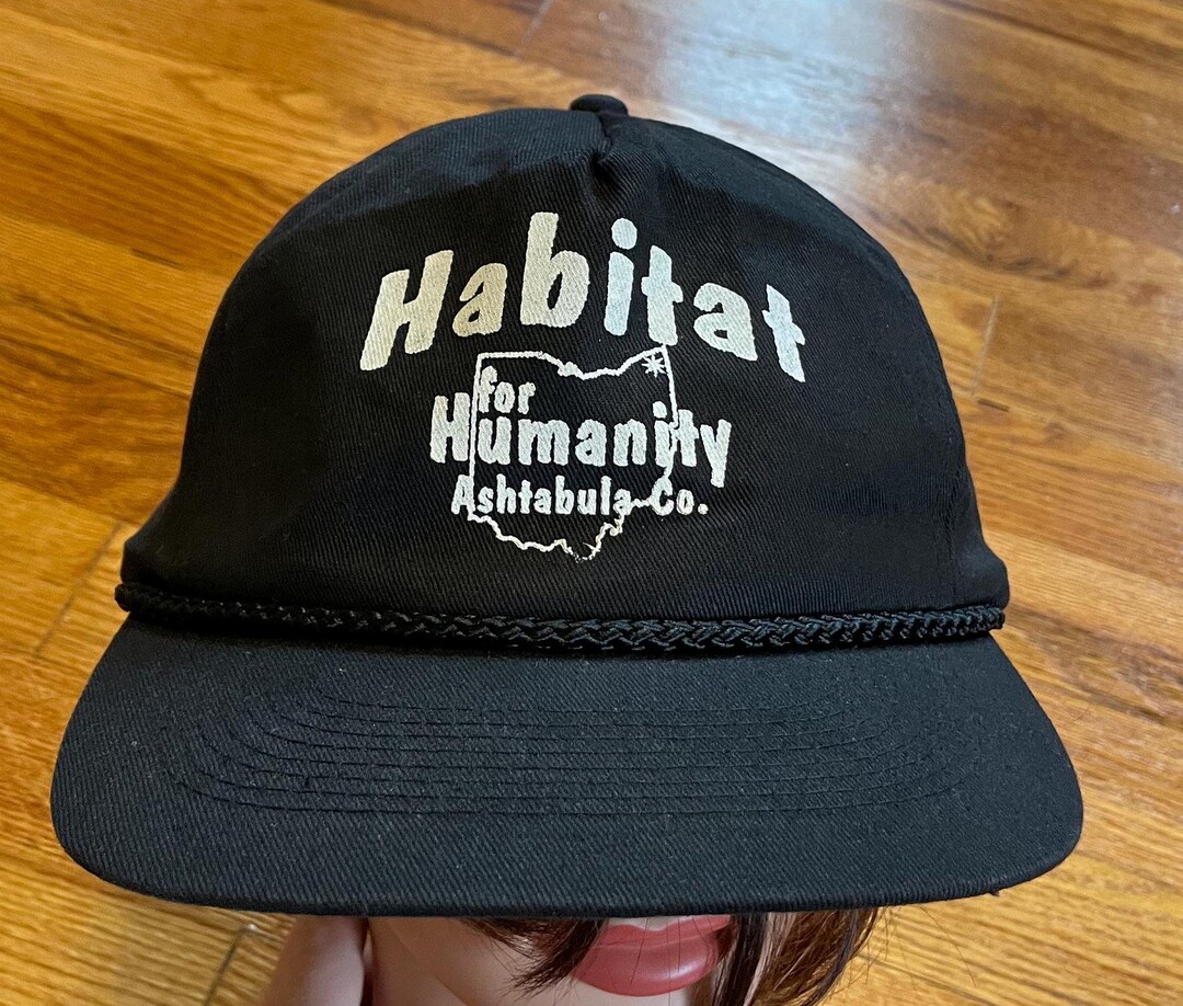 80s/90s Habitat for Humanity Ashtabula County Ohio Vintage Snapback Hat ...