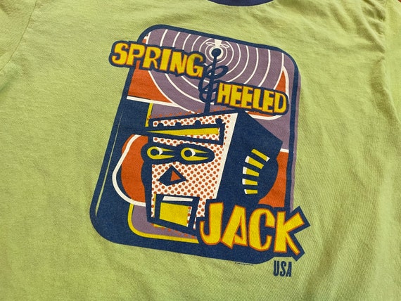 90s Spring Heeled Jack vintage t-shirt ringer band te… - Gem