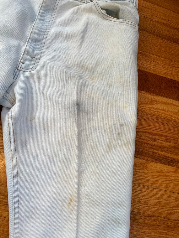 perfectly distressed and stained 80s/90s Levis Silver… - Gem