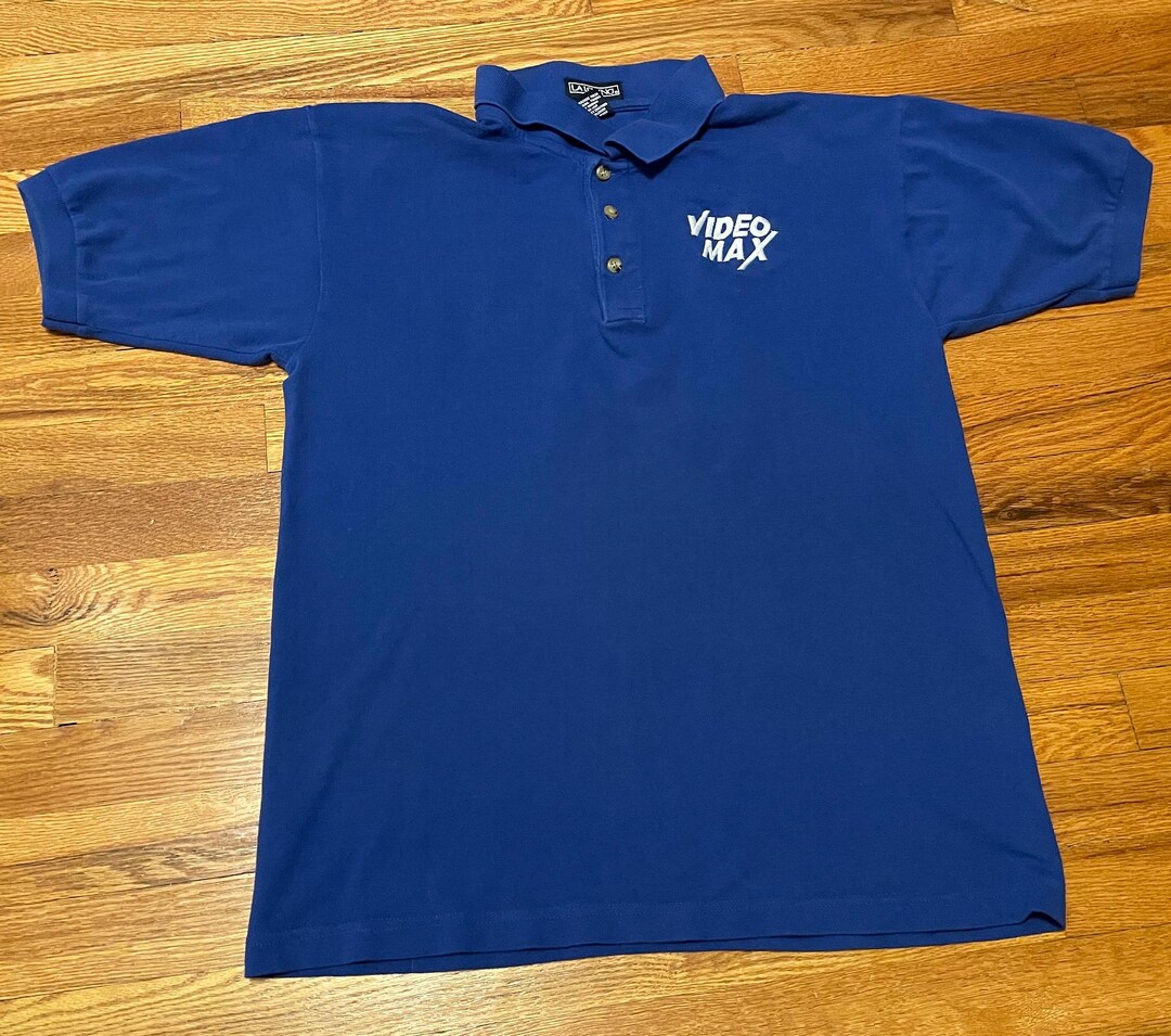 Authentic 90s Video Store Uniform Polo Shirt Blockbuster Movie Wardrobe ...