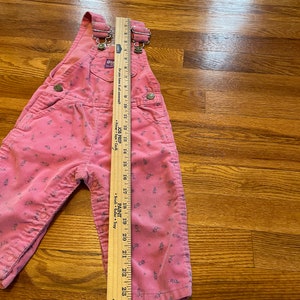 Incredible 90s Oshkosh B’gosh Pink Floral Overalls Romper Cute 18 ...
