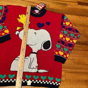 WOW 80s/90s Snoopy & Friends Oversized Sweater DEADSTOCK New With Tags ...