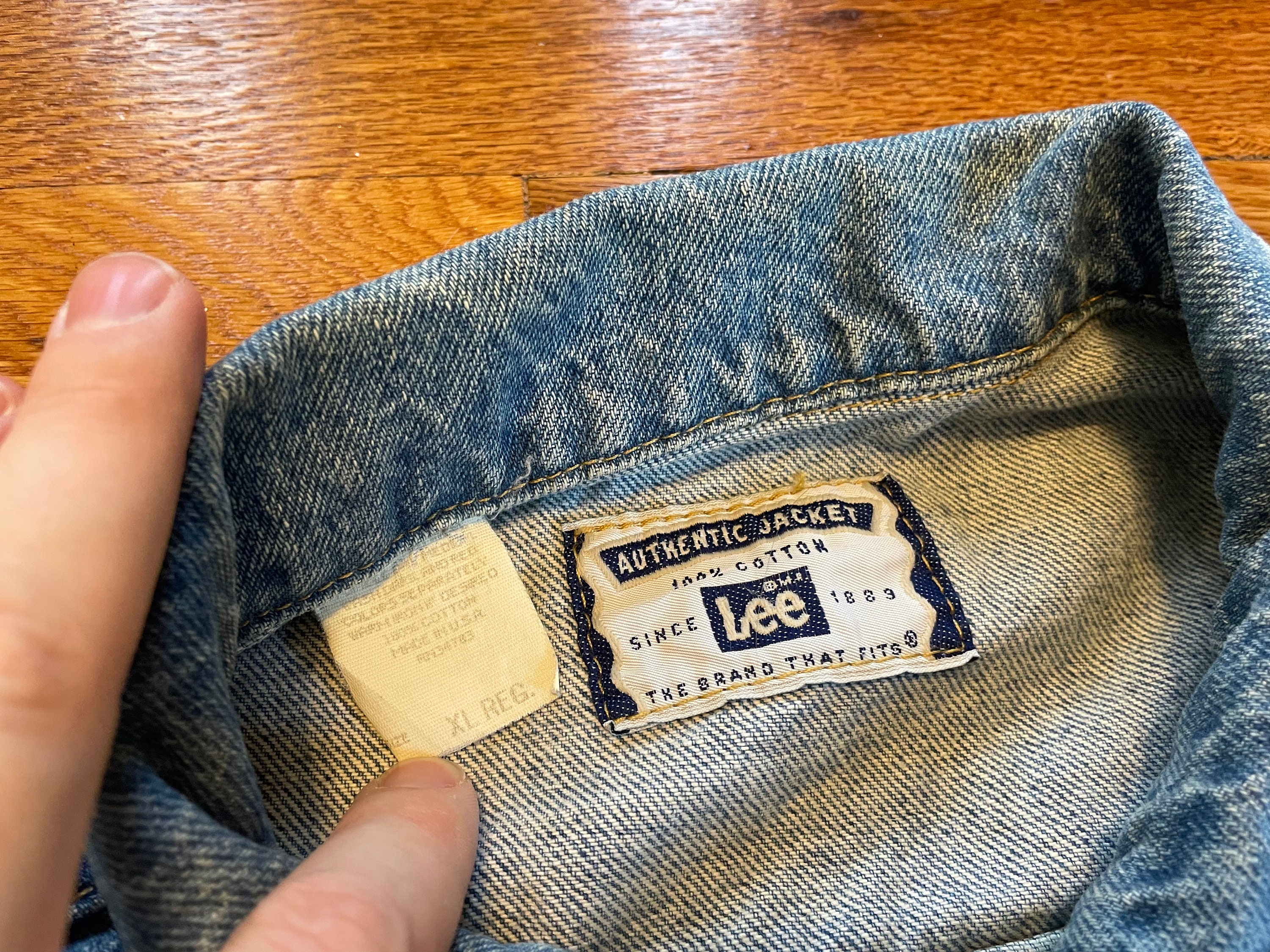 90s Iconic Timeless Blue Jeans Denim Lee Brand Button up - Etsy