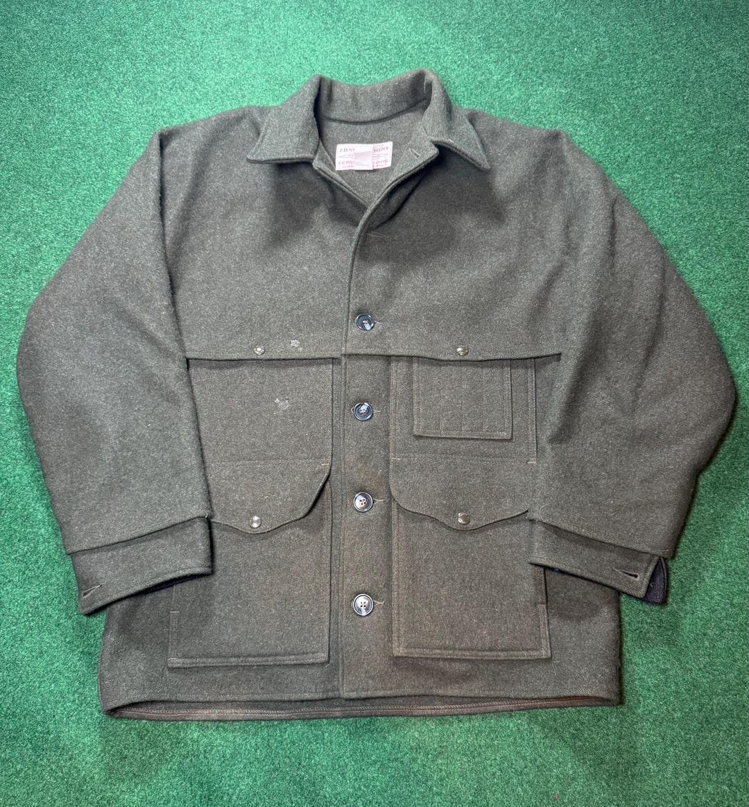 70s Filson Double Mackinaw Cruiser Wool Jacket Coat Vintage Rare ...