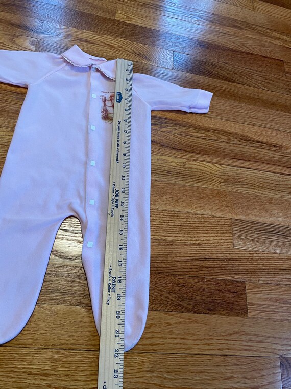 Vintage 1972 Holly Hobbie Onesie, Pink Baby Pajamas (… - Gem