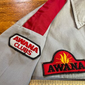 80s/90s Awana Clubs Uniform Vintage Shirt Button up Christian Jesus ...