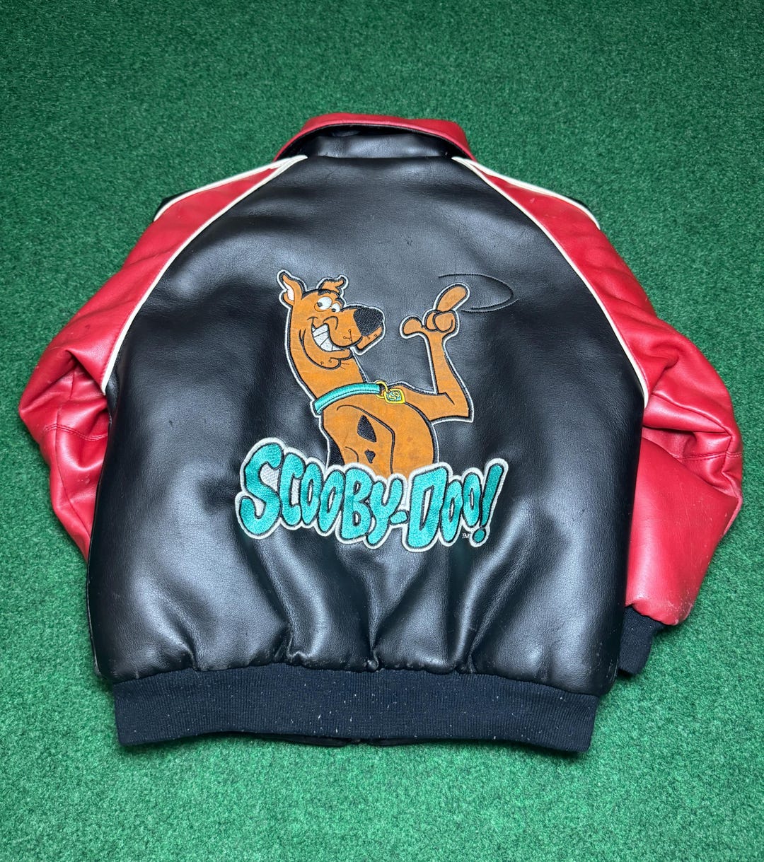1999 90s Scooby Doo Cartoon Network Racing Jacket Coat Cute Youth Size ...