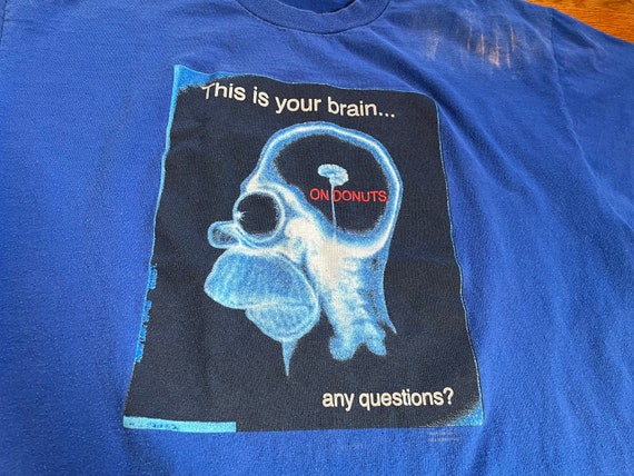 90s 2001 the Simpsons Homer Simpson this is Your Brain on - Etsy