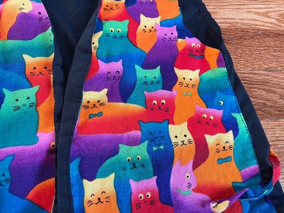 hilarious and amazing 90s Cat pop art style silky ves… - Gem
