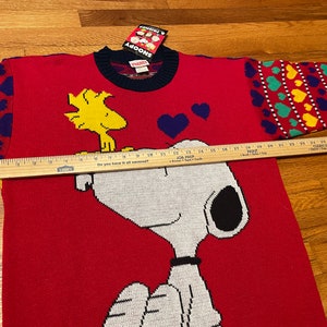 WOW 80s/90s Snoopy & Friends Oversized Sweater DEADSTOCK New With Tags ...