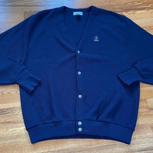 80s Kurt Cobain Style Old Man Sweater Grandpa Cardigan Grunge Button up ...