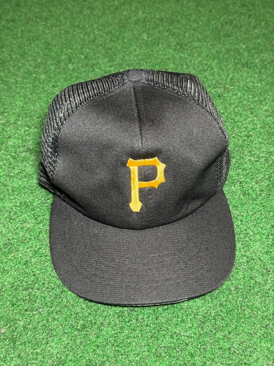 80s/90s Pittsburgh Pirates Trucker Style Snapback Hat Baseball Cap ...