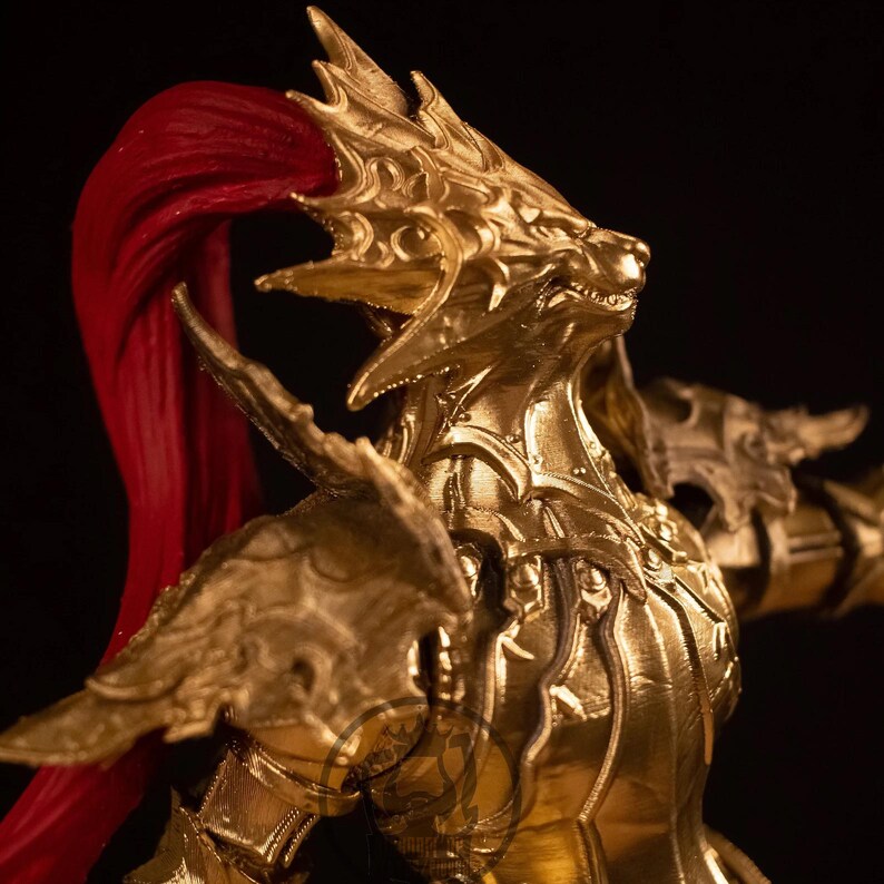 Dragon Slayer Ornstein Statue, Dark Souls Figurines, Dark Souls Boss ...