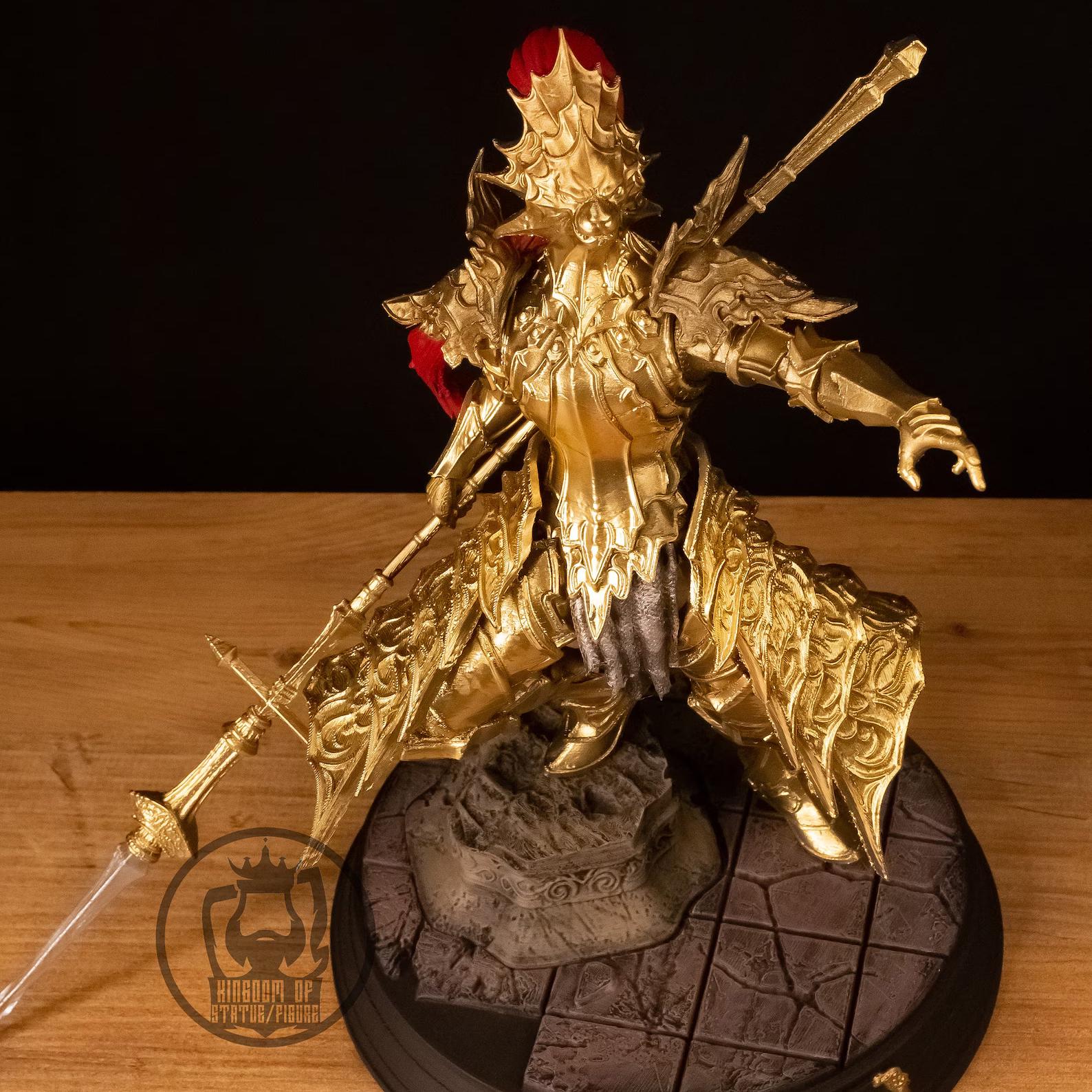 Dragon Slayer Ornstein Statue, Dark Souls Figurines, Dark Souls Boss ...