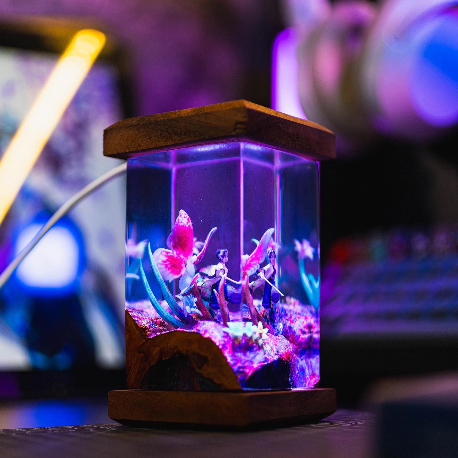 Anime Kocho Shinobu Resin Lamp, Demon Slayer Custom Night Light ...