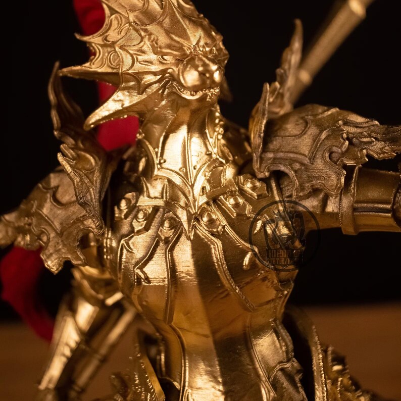 Dragon Slayer Ornstein Statue, Dark Souls Figurines, Dark Souls Boss ...
