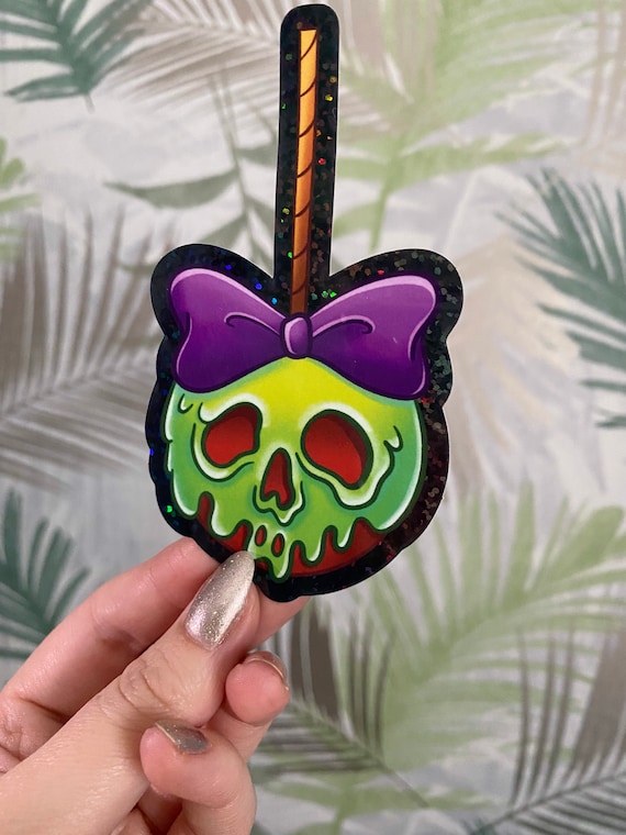 Poison Candy Apple Sticker holographic | Etsy