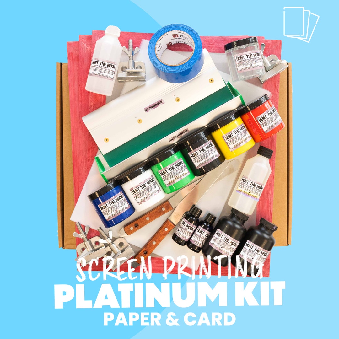 Paper & Card Platinum Screen Printing Kit A4 or A3 Hunt the Moon - Etsy