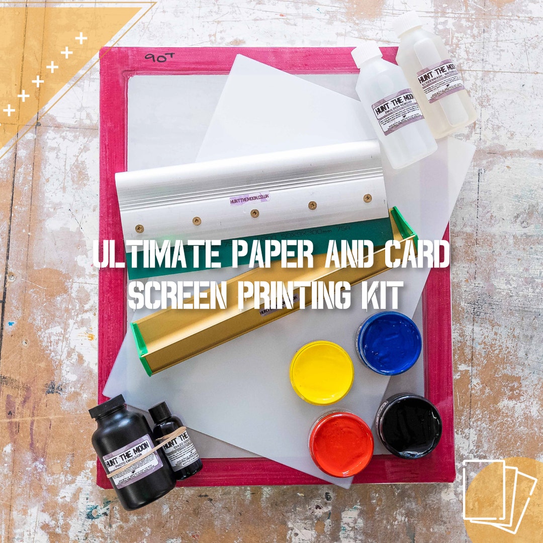 Paper & Card Ultimate Screen Printing Kit A4 or A3 Hunt the Moon - Etsy