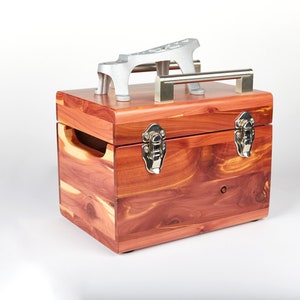 Cedar Executive Shoe Shine Box - Etsy
