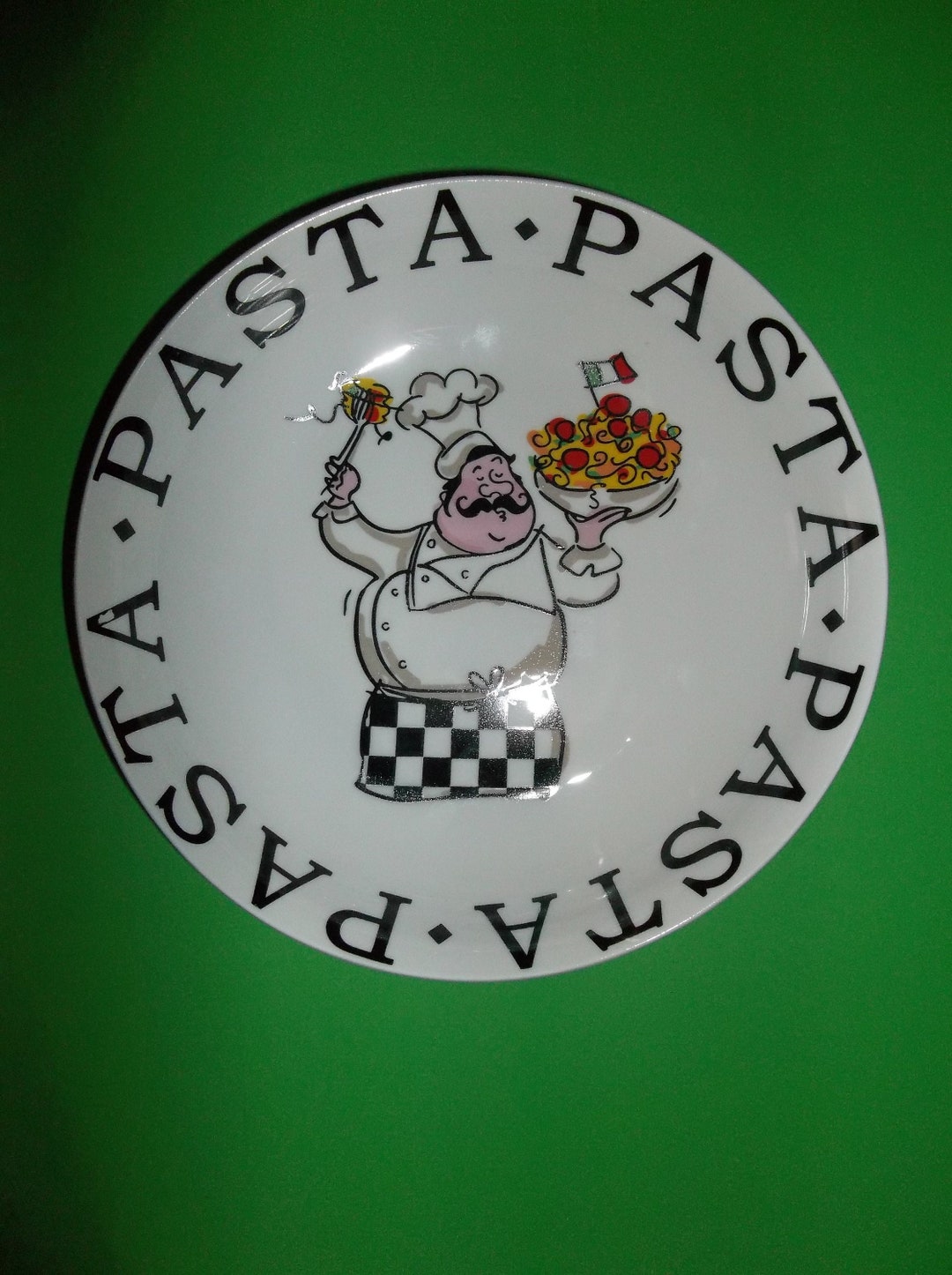 Chef Elect 8" Pasta Bowl - Italian Chef Theme - New! - Etsy