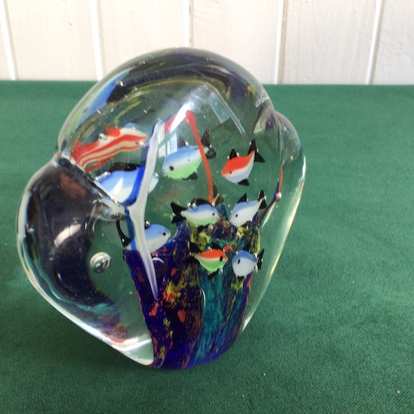 Murano Fish Paperweight - Etsy