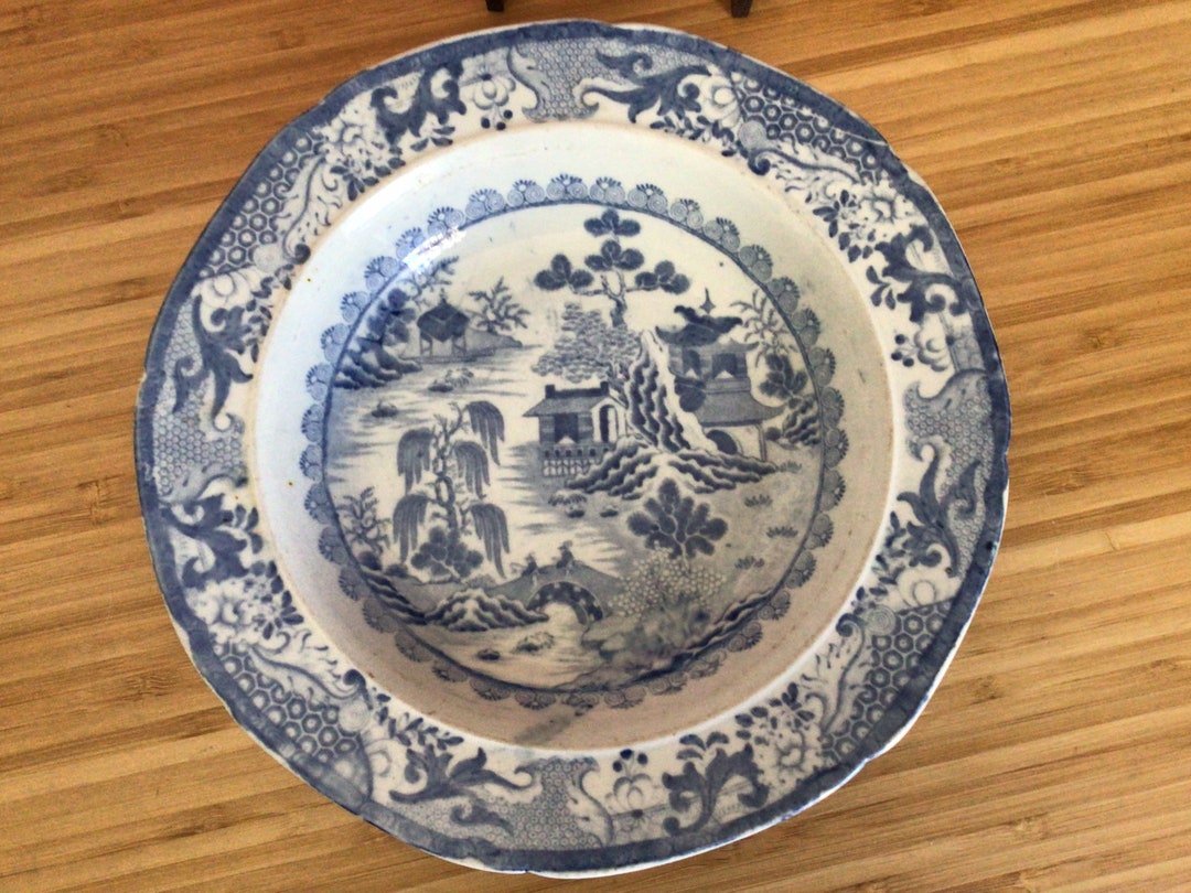Antique Masons Willow Pattern Bowl - Etsy