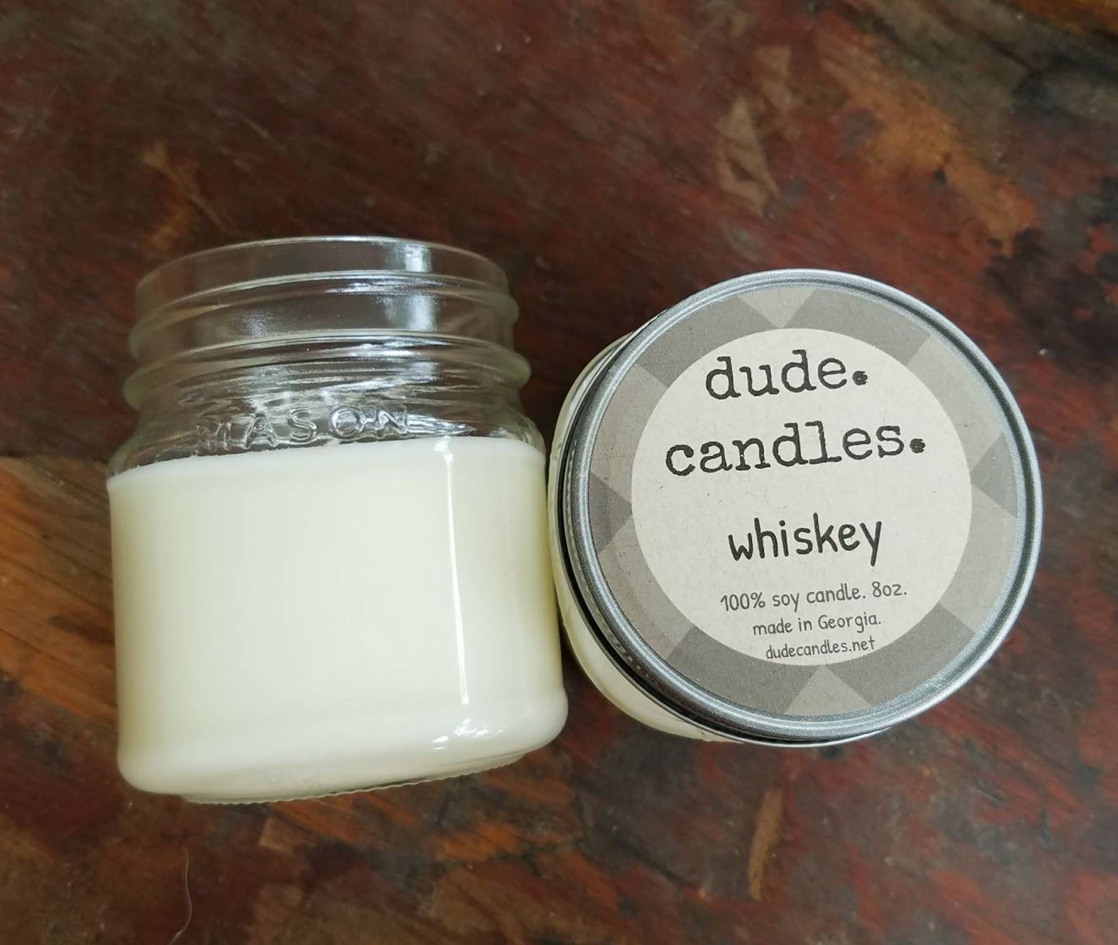 Whiskey Candle. 8oz Soy Candle. Dude Candle. Kentucky Bourbon Candle ...