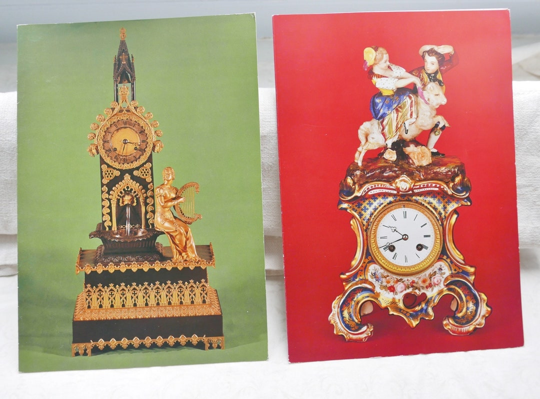 2 Vintage Menu Cards, Air France, Antique French Clock, Vintage French ...