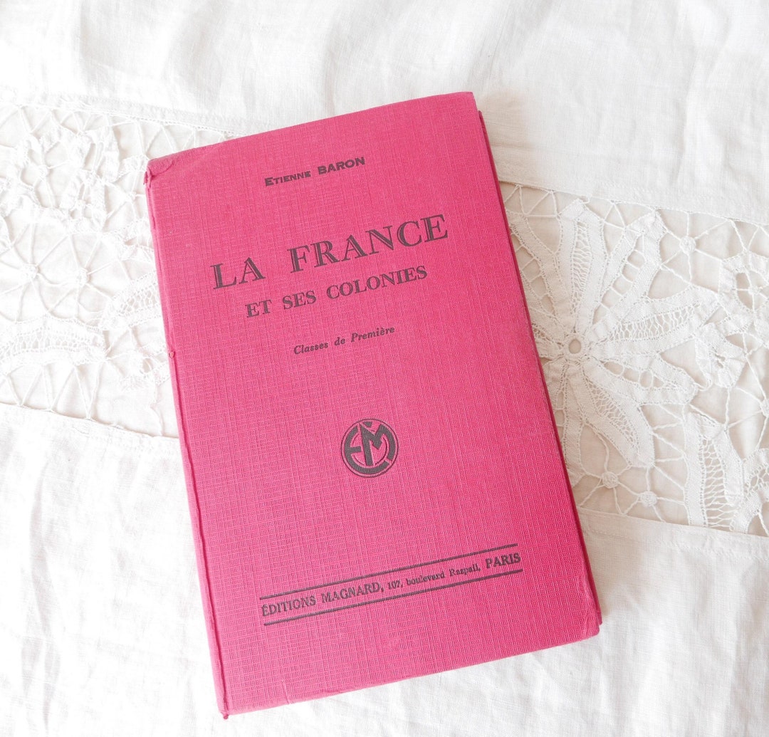 Vintage France Book & Maps, French History and Geography Book, French ...