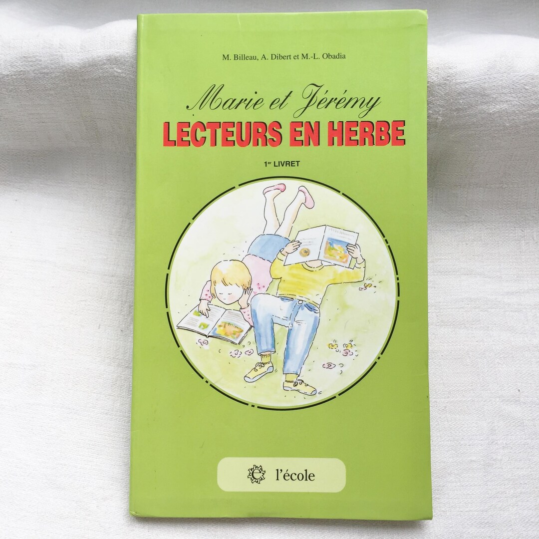Vintage French Childrens Book, Learning at Home, Parents Teaching ...