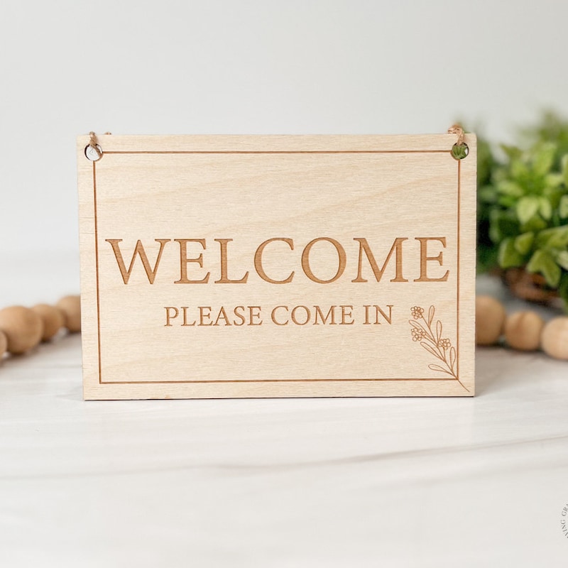 Please Come in Sign - Etsy
