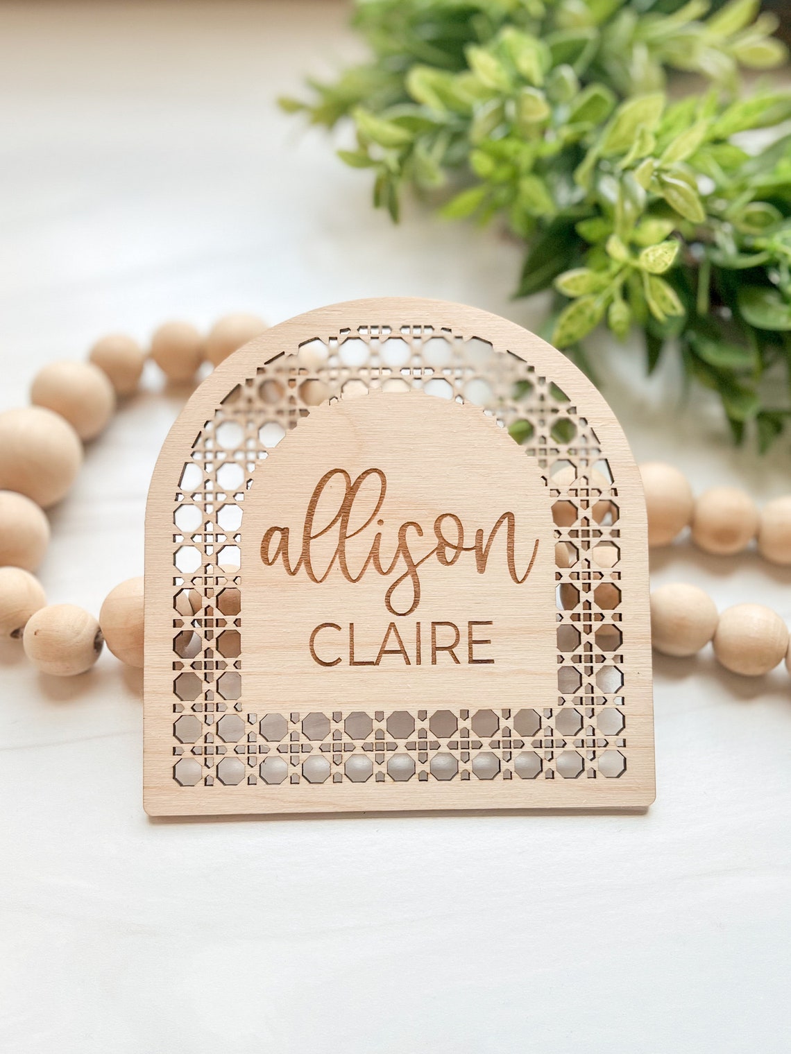 Boho Arch Baby Name Announcement Sign Baby Name Sign for - Etsy