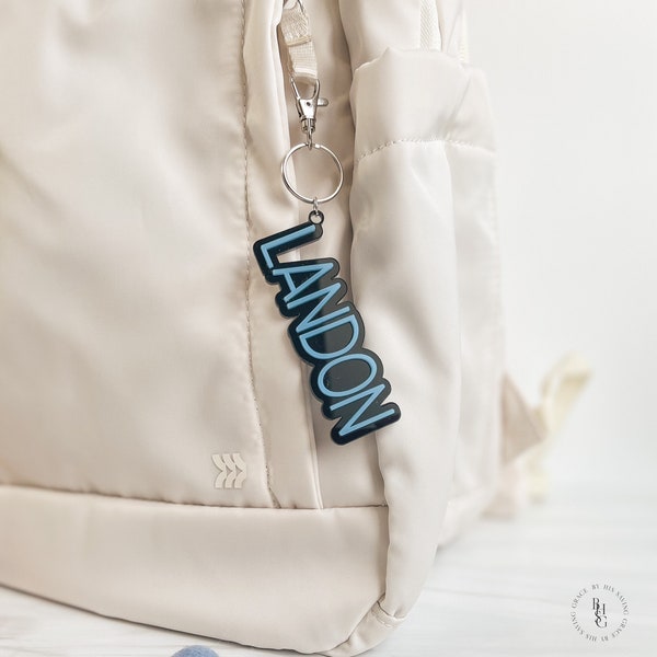 Name Keychain - Etsy
