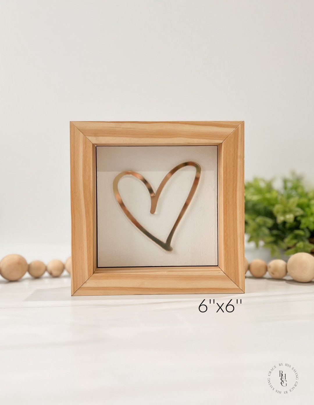 3D Hand-drawn Heart Sign | Custom Hand-drawn Sign | Custom Sign | Your ...