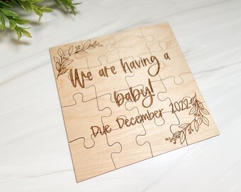 Pregnancy Announcement Puzzle - Etsy