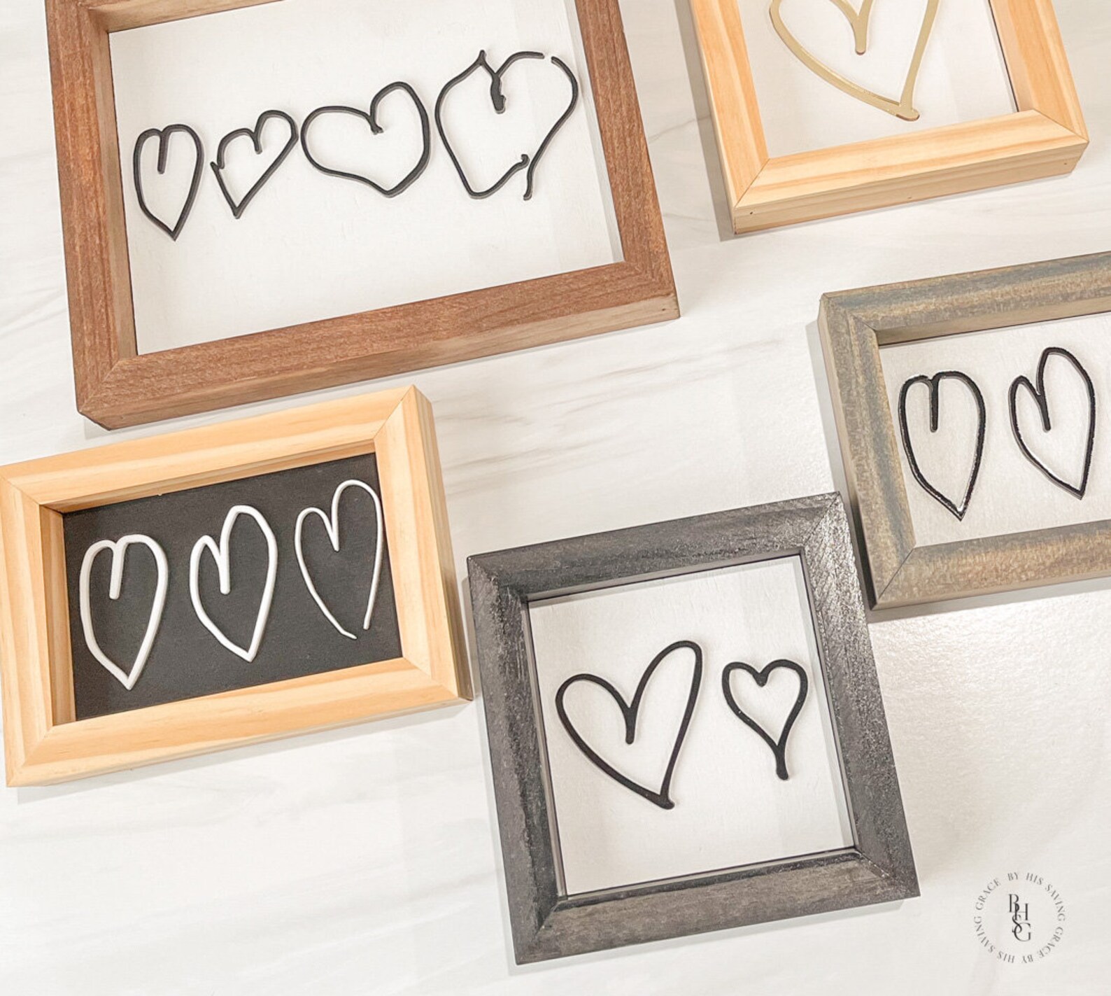 3D Hand-drawn Heart Sign | Custom Hand-drawn Sign | Custom Sign | Your ...
