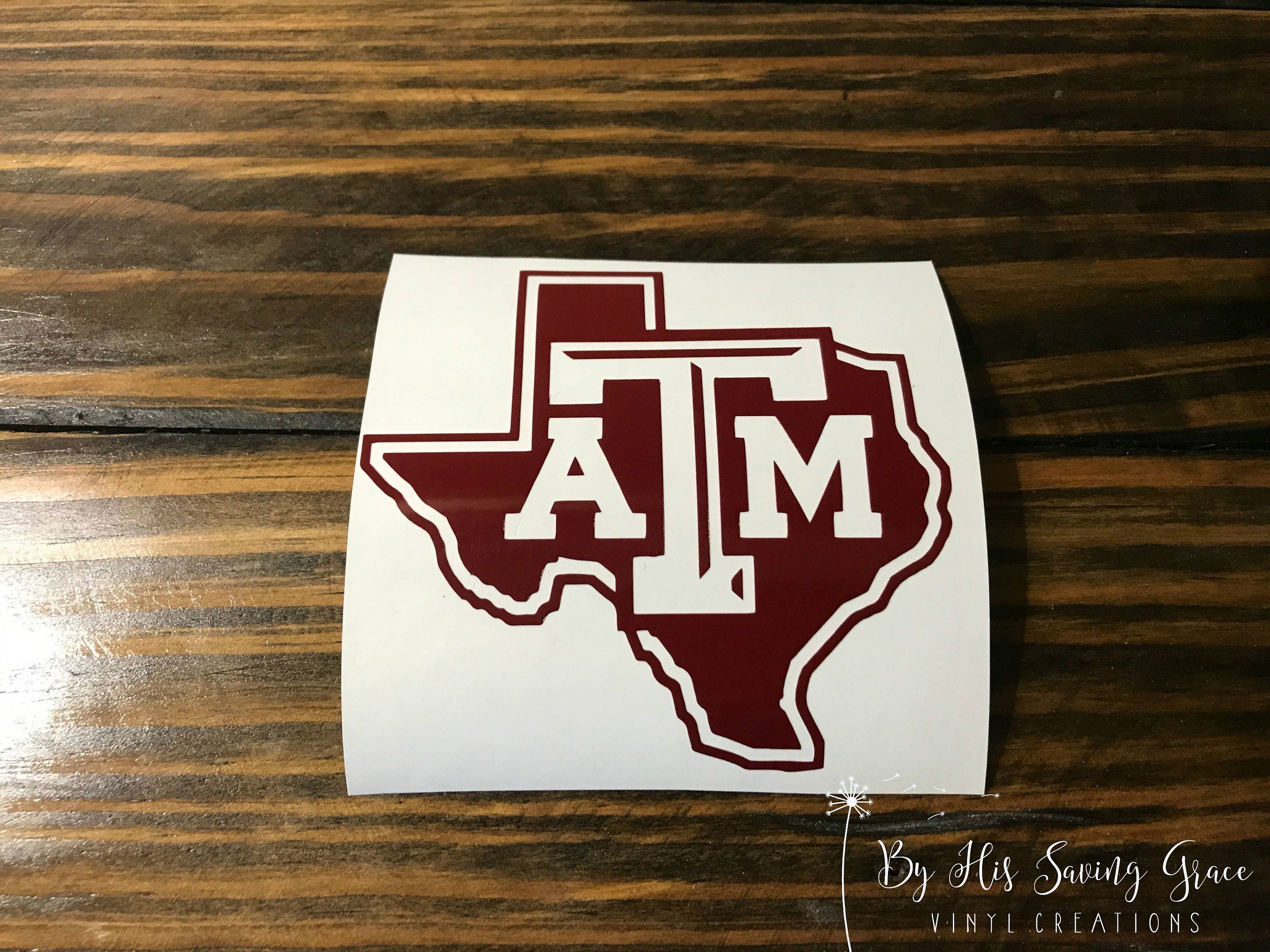 Texas aTm Decal Aggies Aggie Decal aTm Decal Car Decal | Etsy