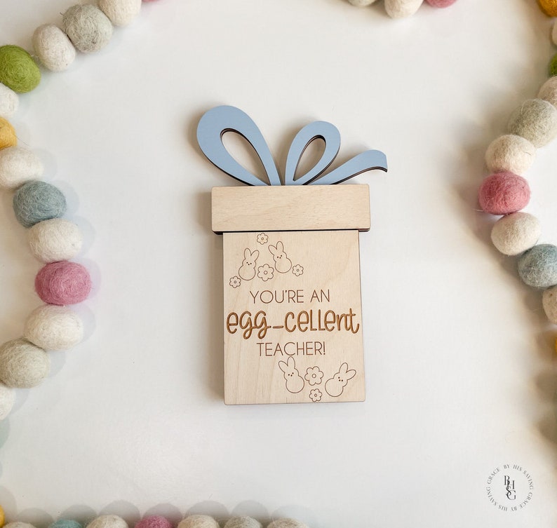 Egg-cellent Teacher Gift Card Holder | Gifts for A Teachers | Gifts for ...