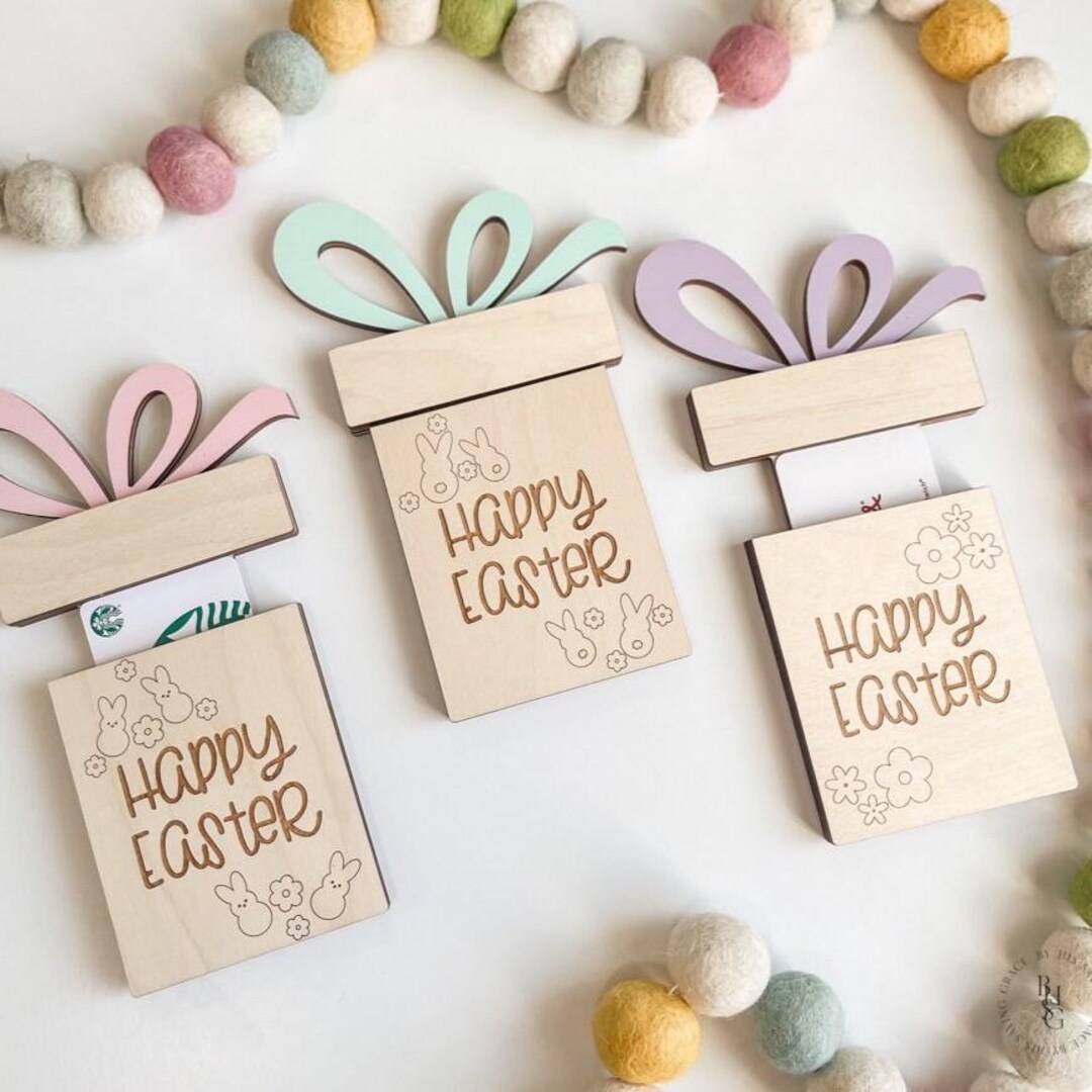 Happy Easter Gift Card Holder | Gifts for A Teachers | Gifts for ...