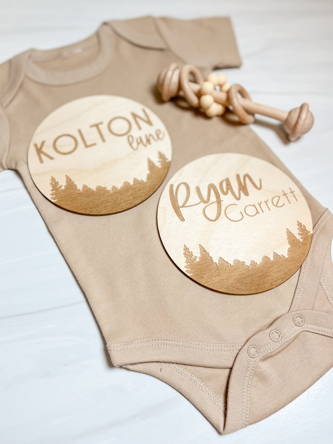 Forest Baby Name Announcement Sign Baby Name Sign for - Etsy