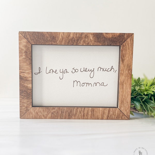 Custom Handwriting Sign - Etsy