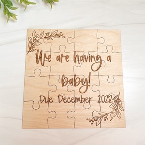 Pregnancy Announcement Puzzle We're Having A Baby Baby - Etsy
