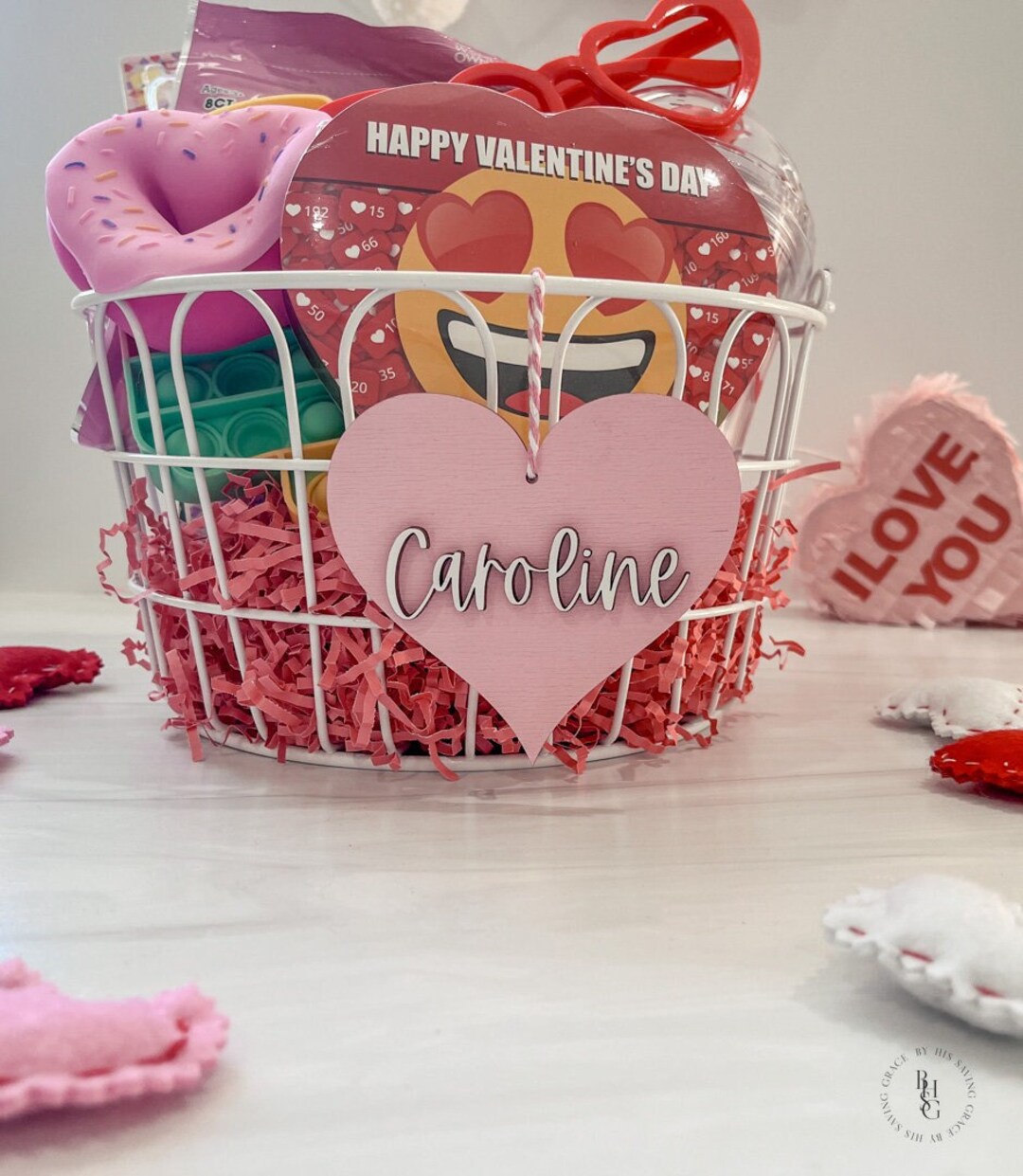 Valentine's Tags | Valentine's Bag Tag | Valentine's Name Tag | Name ...