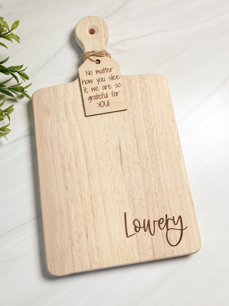 Custom Engraved Wooden Serving Board Personalized Teacher - Etsy