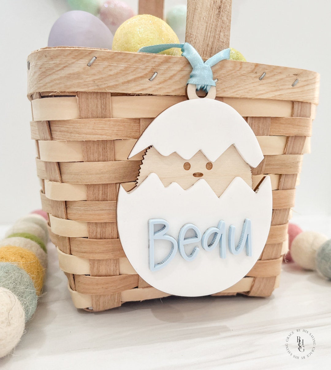 Personalized Easter Basket Tag | Easter Tag | Easter Tag | Easter ...